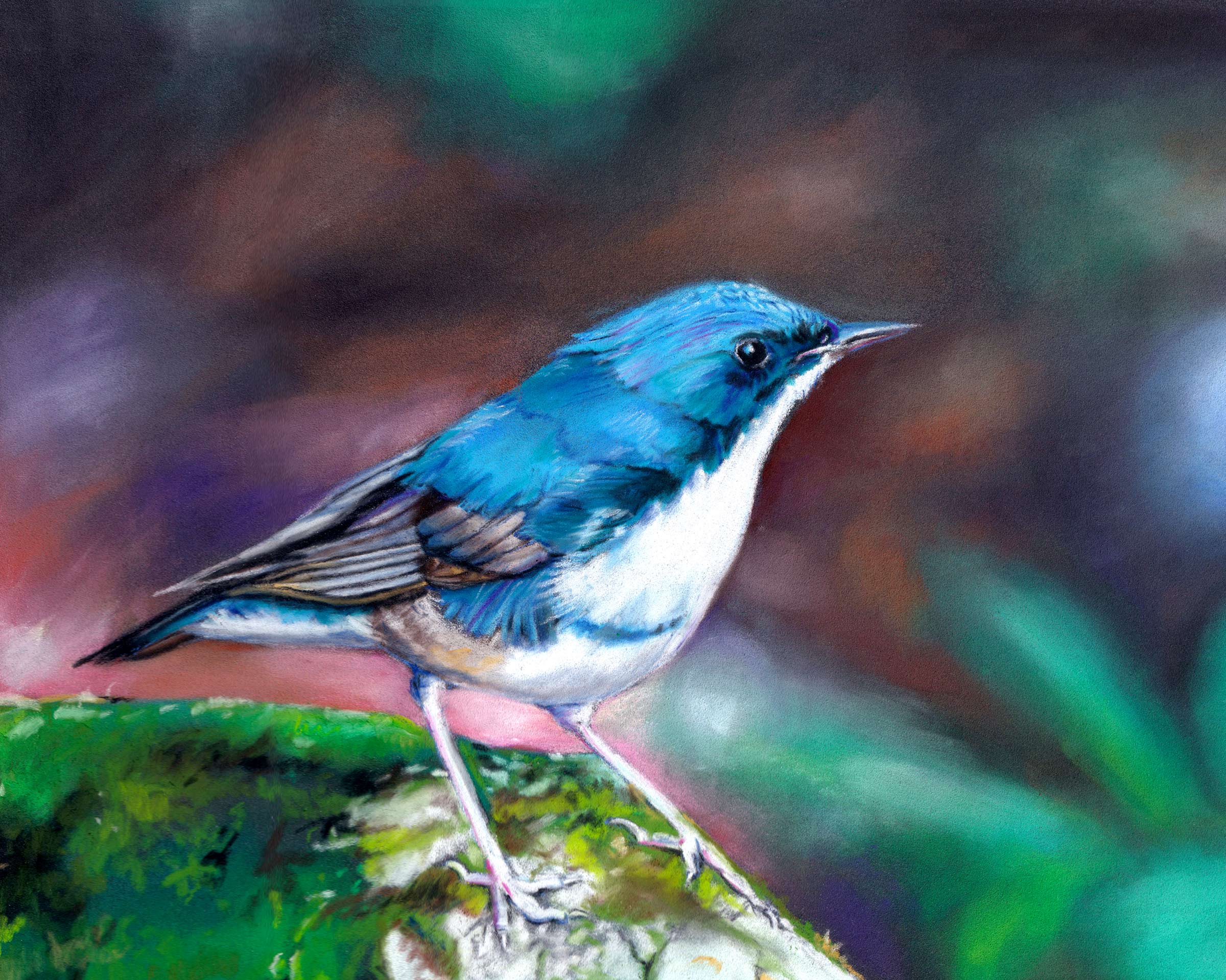 Curiosity (Original Pastel) – Blue Lark Designs